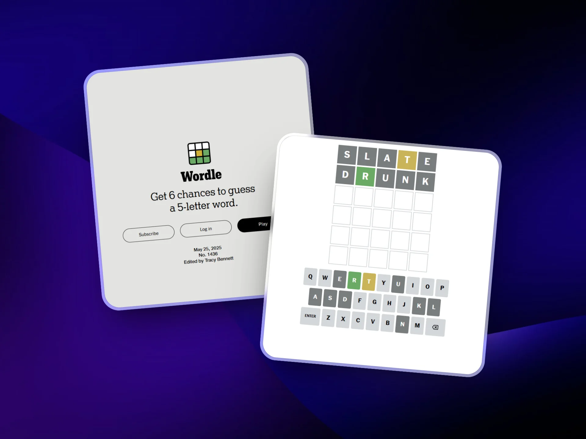 NYT Wordle Hints May 25, 2025 (#1436) Clues & Answers