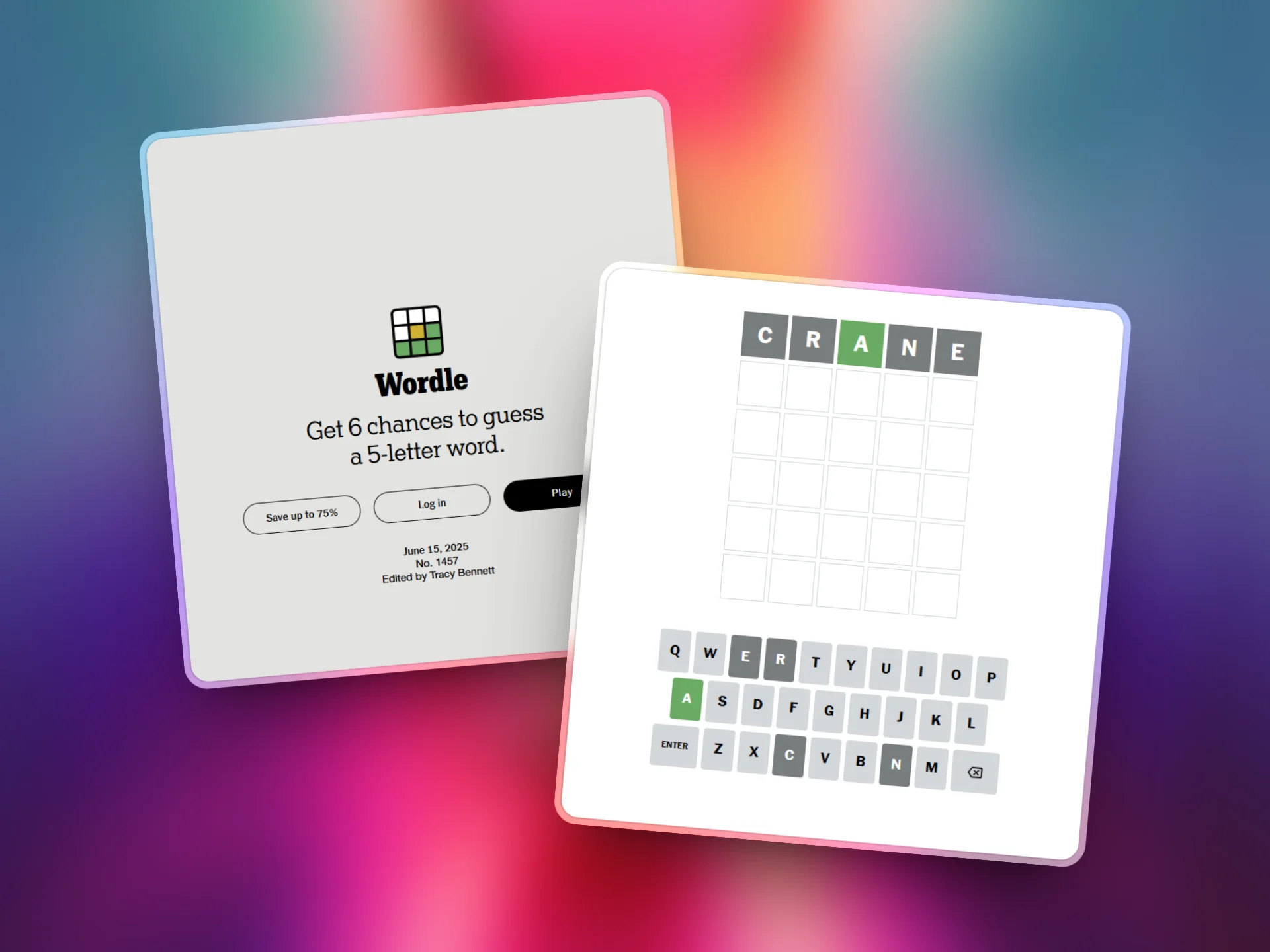 NYT Wordle Hints June 15, 2025 (#1457) Clues & Answers