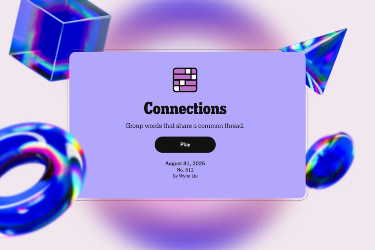 NYT Connections Hints, Help And Answers For August 31, #812