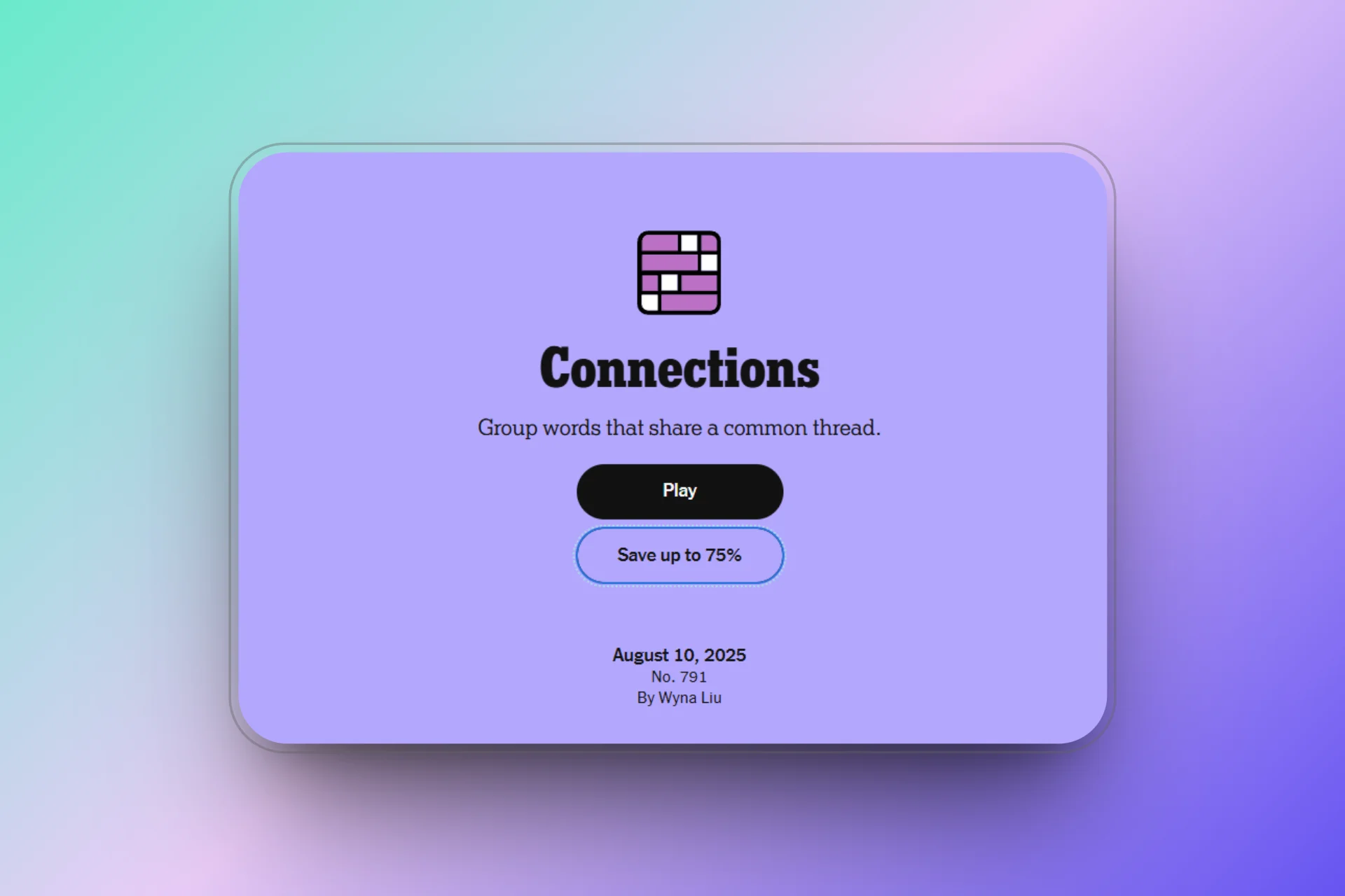 Today NYT Connections Hints And Answers Aug 11, 2025