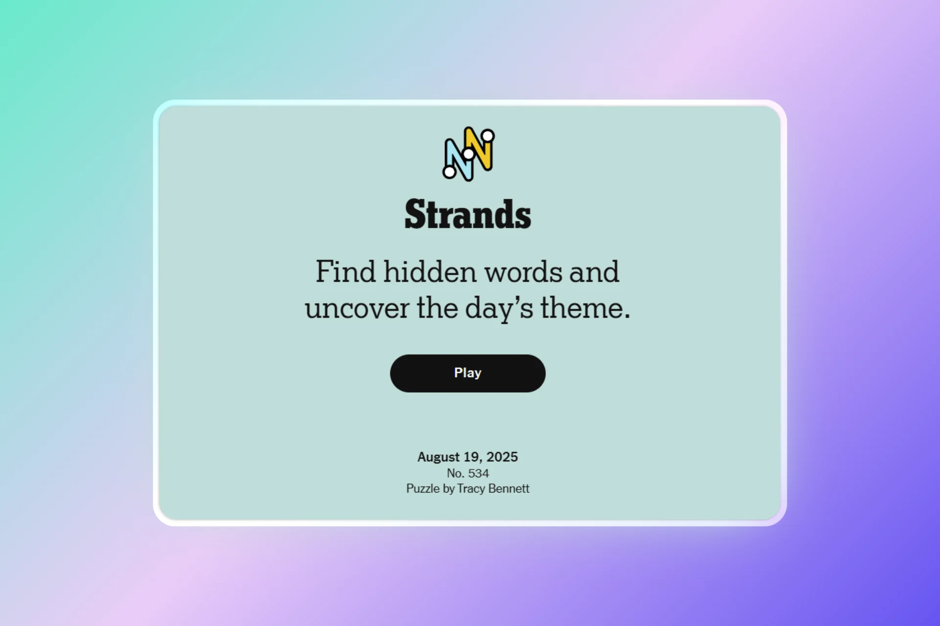 NYT Connections Hints And Answers For Aug 19, 2025