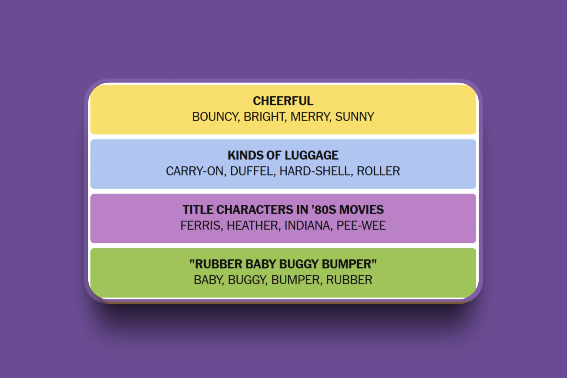 NYT Connections Hints, Help & Answers: Tuesday 23 Sep, 2025