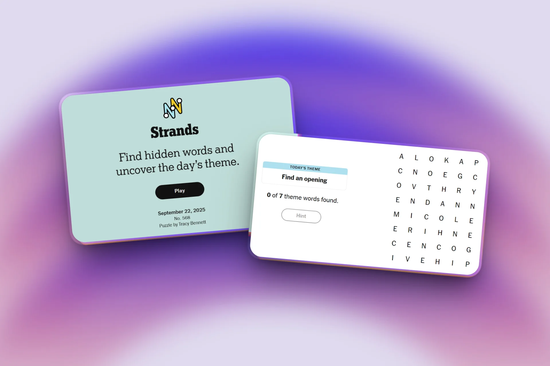 NYT Strands Hints, Answers & Spangram: Monday Sep 22, 2025