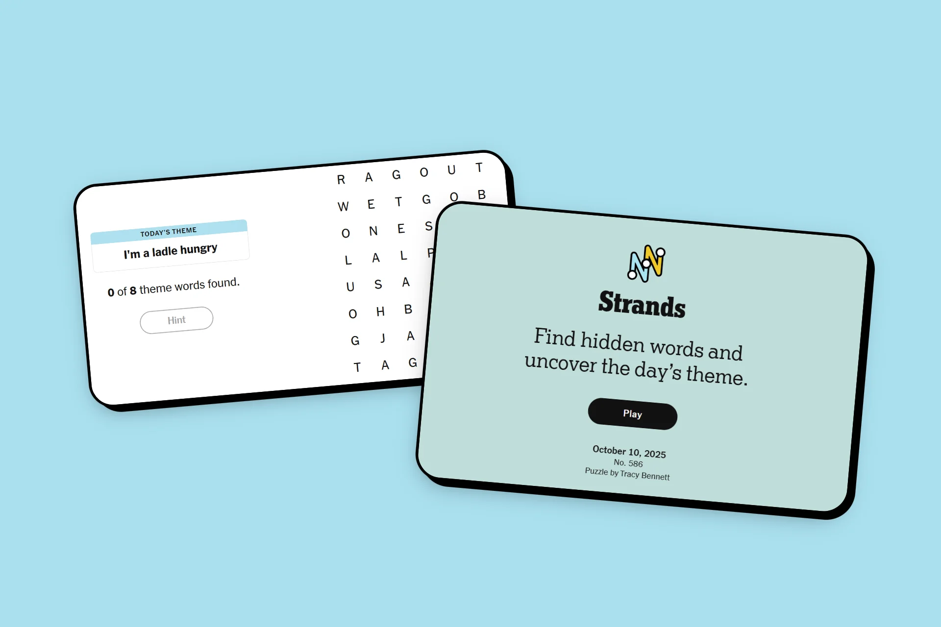 NYT Strands Today: Hints & Spangram For Friday Oct 10, 2025