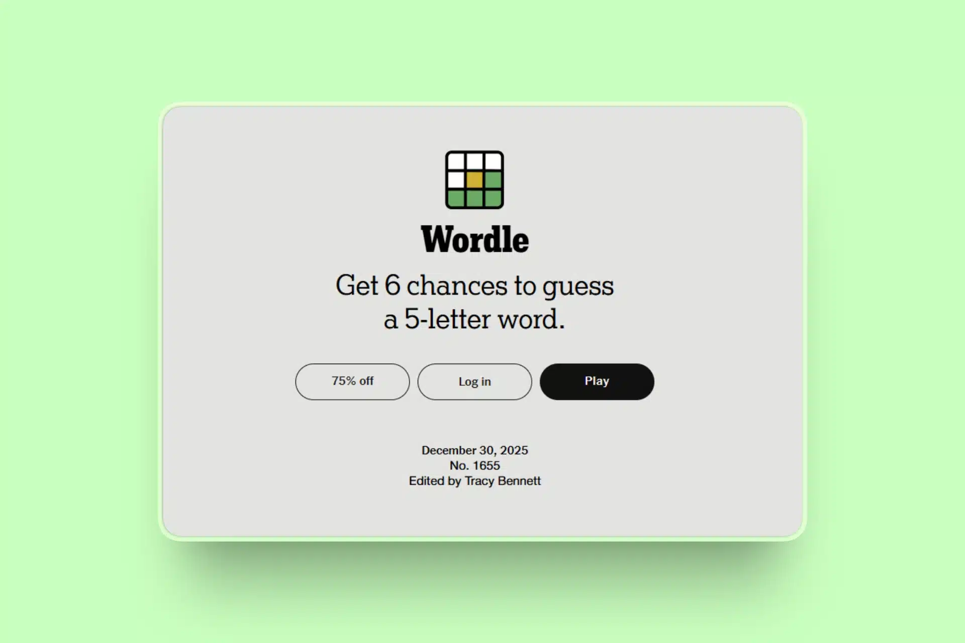 Today's NYT Wordle Hints & Answer Of Jan 13 (Solution #1669)