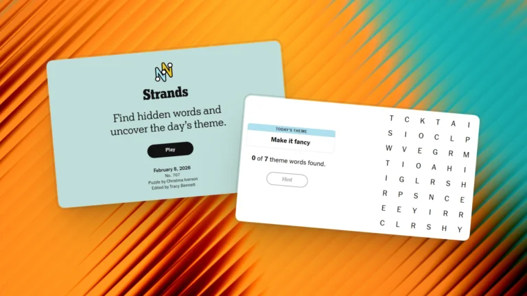 Today NYT Strands Hints, Spangram & Answers (Feb 8, 2026)